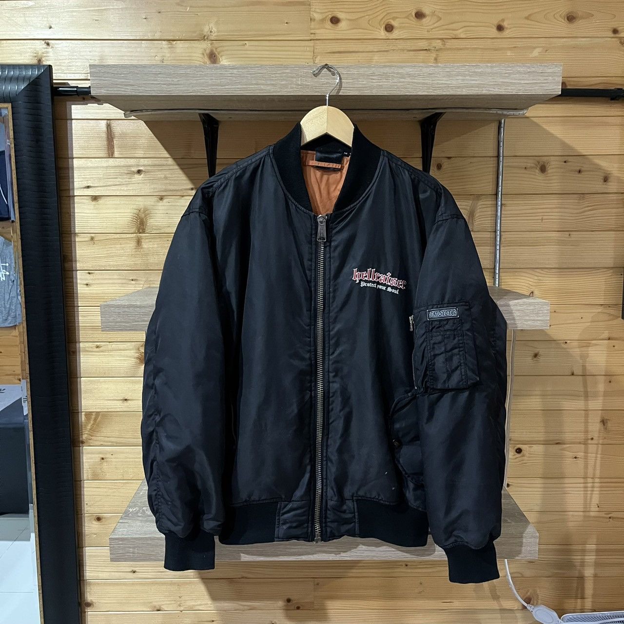Vintage Rare Vintage Hellraiser Bomber Jacket Gabber Hardcore Rave ...
