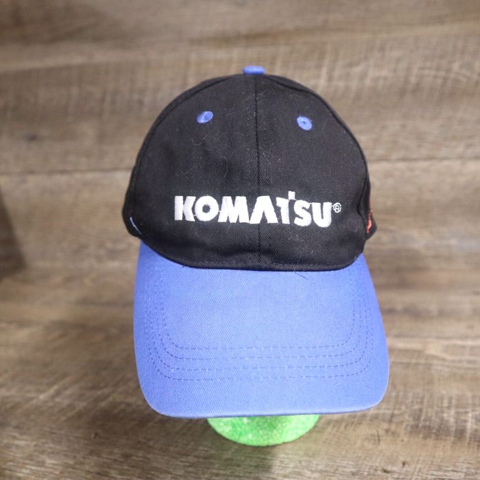 Equipment KOMATSU Equipment Blue Cap Hat Construction Adult Adjustable ...