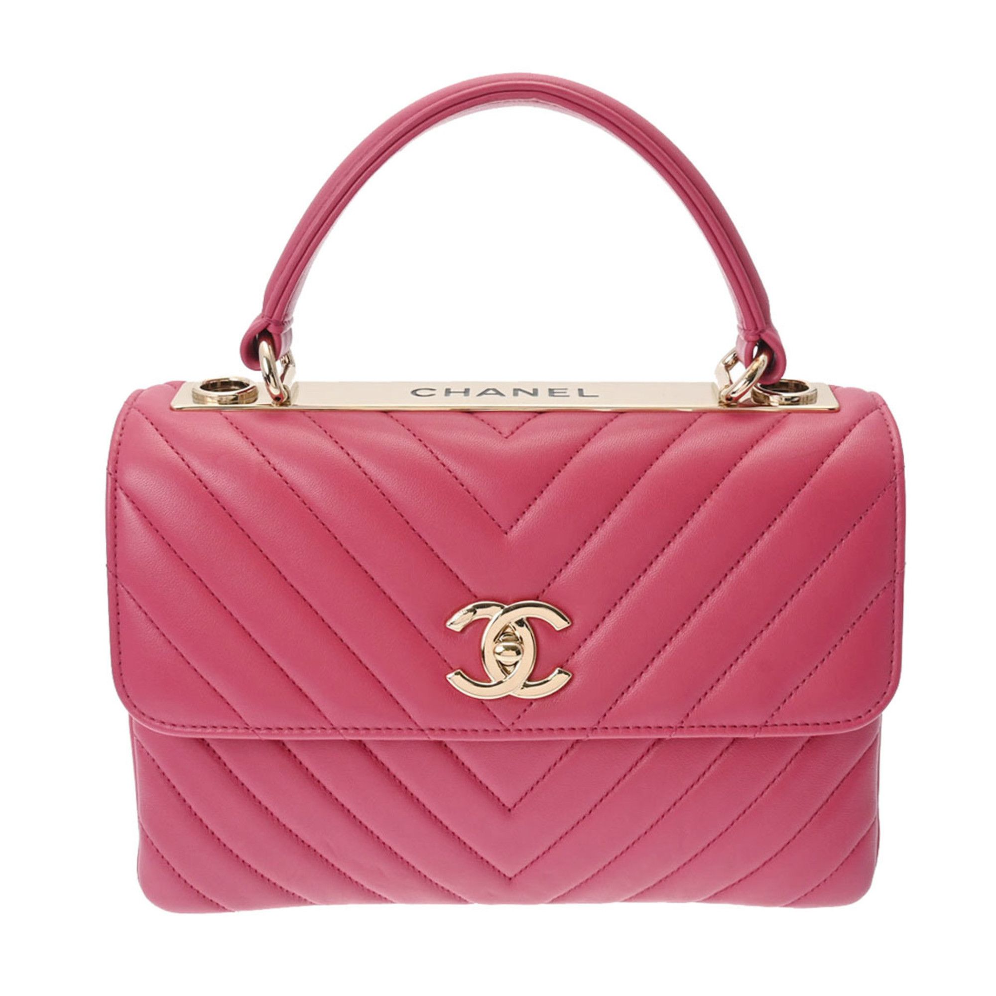 Chanel CHANEL V Stitch Flap Bag Pink Champagne A92236 Women's Lambskin | Grailed