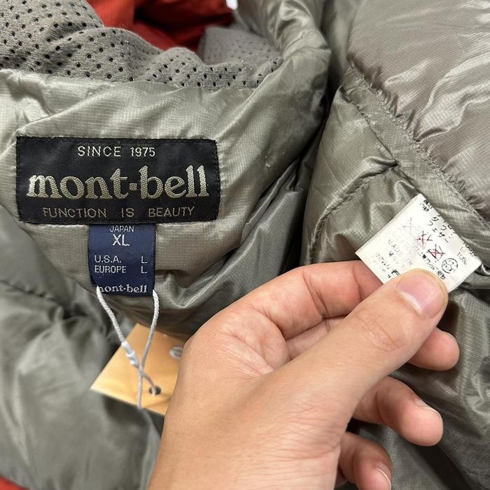 Montbell Montbell 00’s Orange & Grey Down Fill Puffer Jacket - XL | Grailed