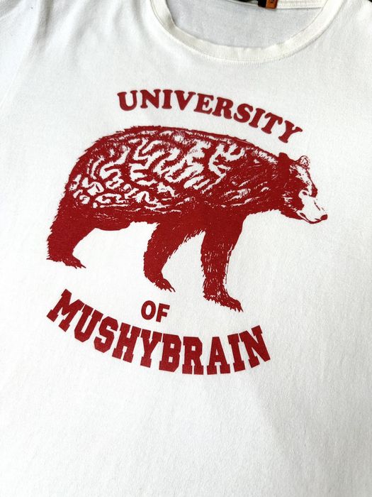 Undercover Undercover University of Mushy Brain White Tee | Grailed
