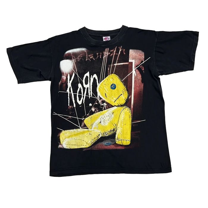 Vintage Korn 90s Vtg Band Tour Bootleg Issues Plush Concert T-Shirt ...