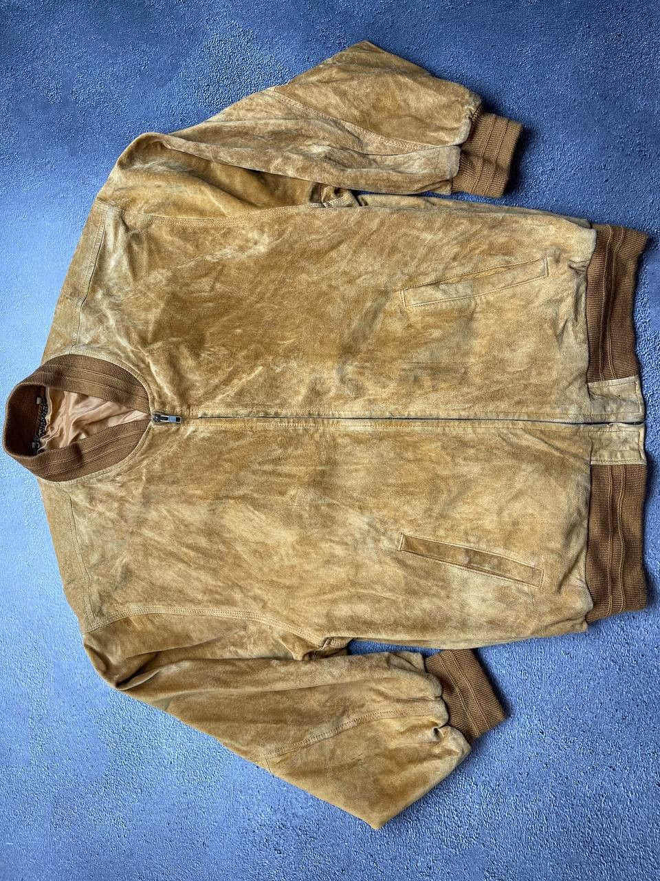 Vintage Vintage Pilot ABLC Leather/suede Bomber Jacket Made in Korea ...