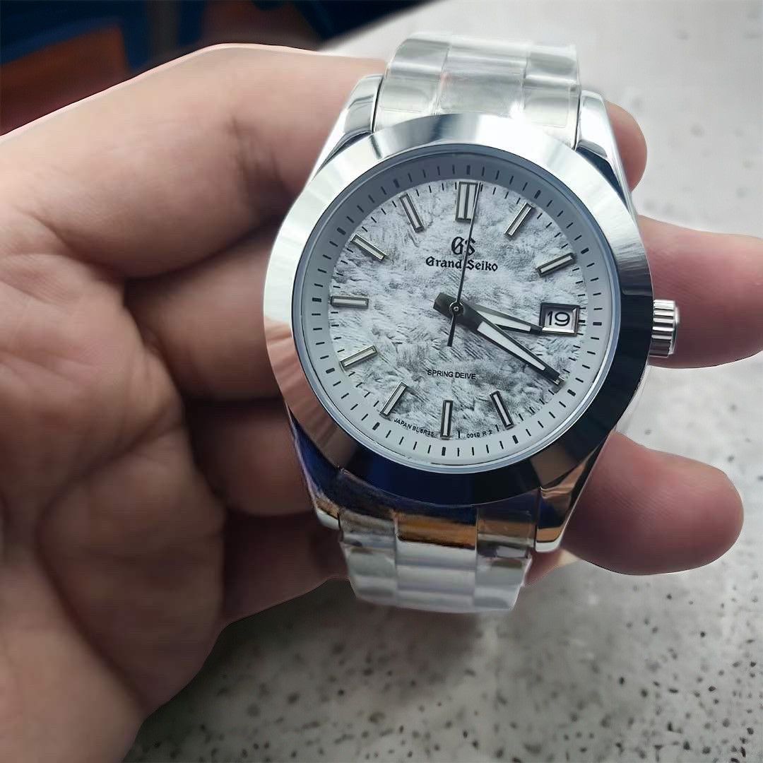 Japanese Brand × Seiko Seiko Mod GS Custom Datejust Marble Dial Smooth ...