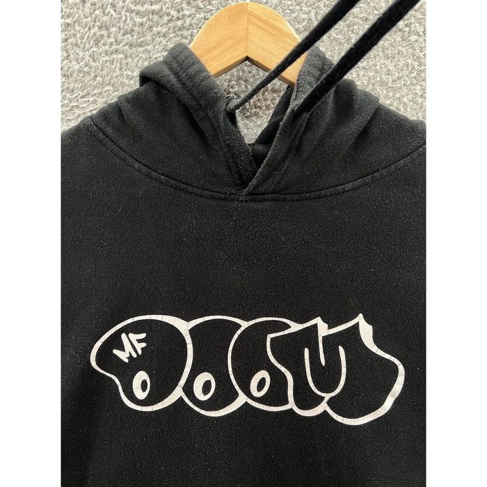 Tultex MF Doom Bubble Letter Graphitti Logo Black Pullover Hoodie | Grailed