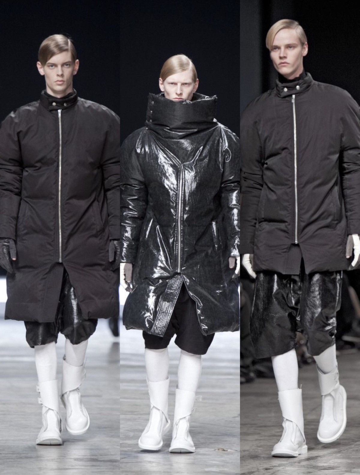 Rick Owens Rick Owens 12fw Show-line;mainline leather armyboots | Grailed