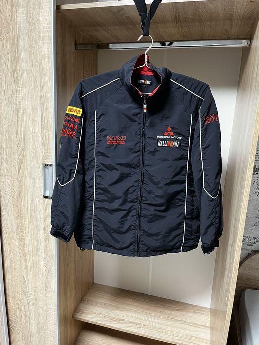 Japanese Brand 🏎️ VINTAGE MITSUBISHI WRC RALLIART RACING NASCAR JACKET ...