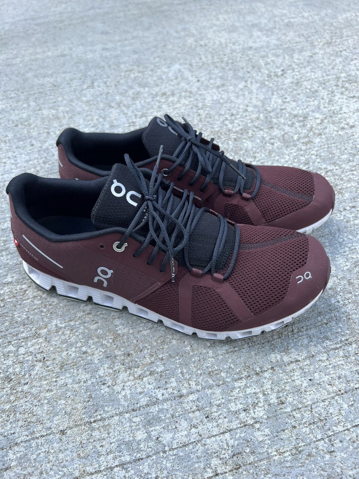 On On Running On Cloud Shoe Sz10 Maroon | Grailed