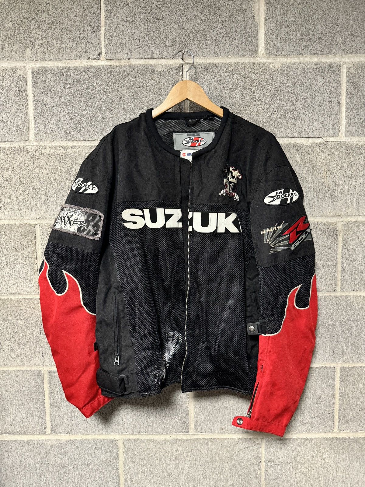 Racing × Streetwear × Vintage VINTAGE Y2K SUZUKI RACING FLAME MOTO JOE ...