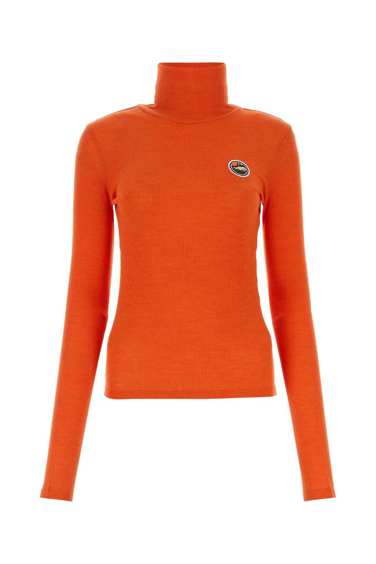Chloe Dark Orange Wool Blend Sweater | Grailed