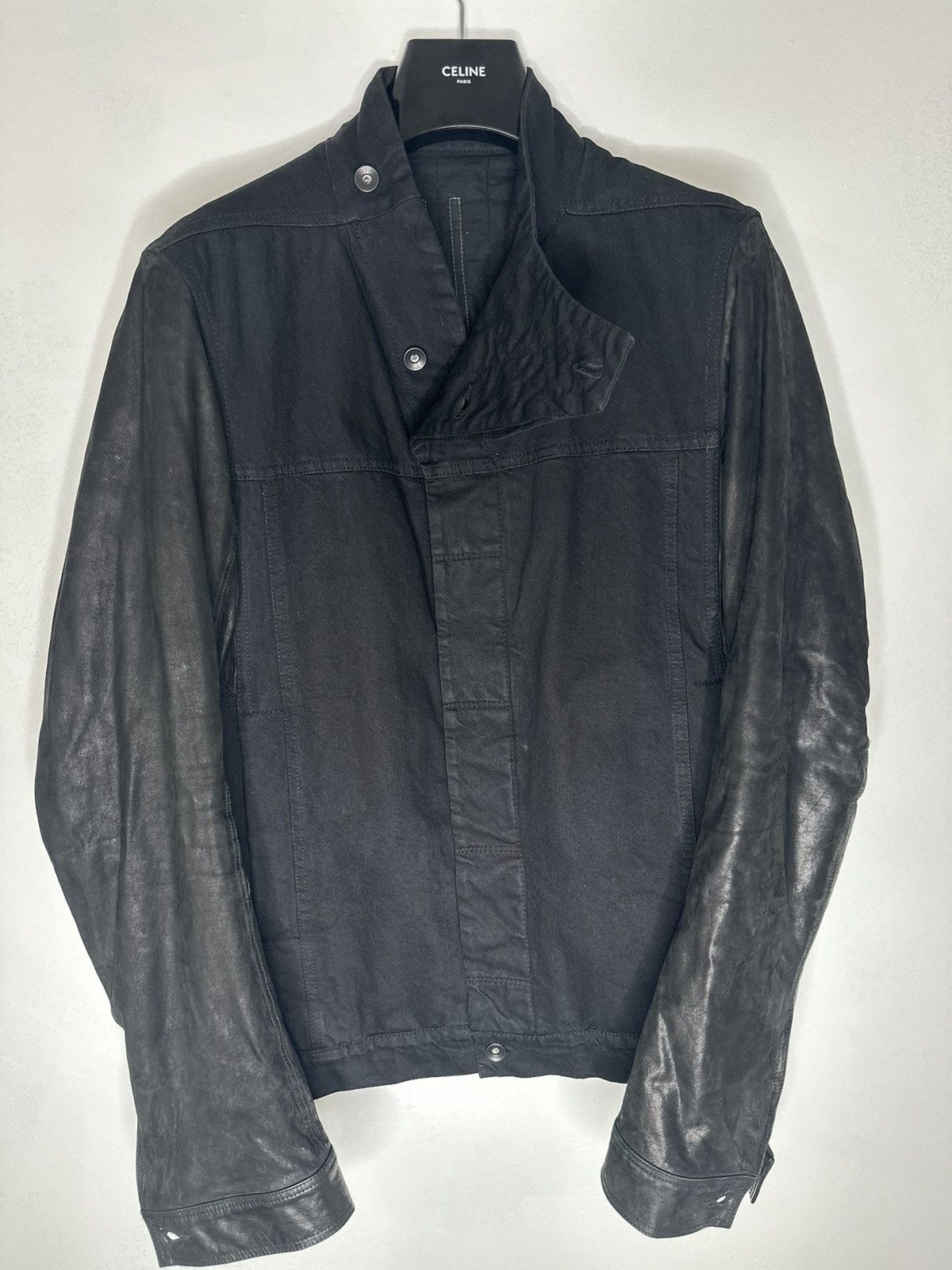 Rick Owens × Rick Owens Drkshdw Drkshdw Slave Leather Jacket | Grailed