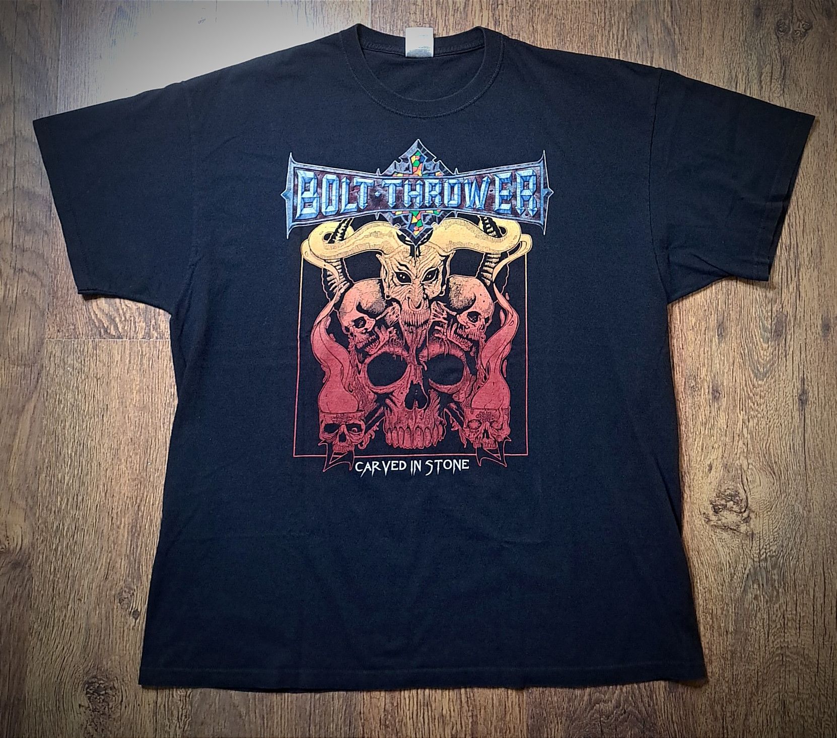 Vintage BOLT THROWER x CARVED IN STONE x T-Shirt | Grailed