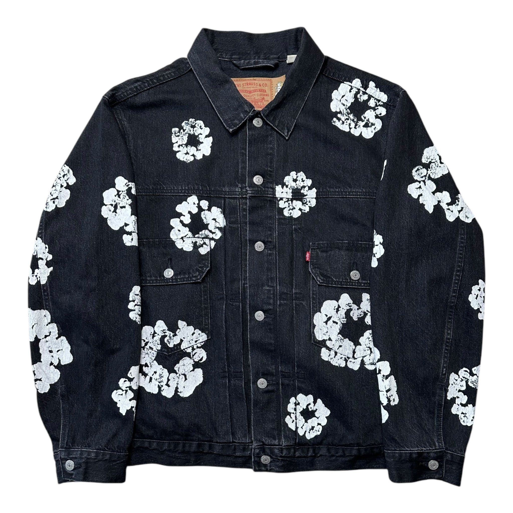 DENIM TEARS x Levi's Denim Jacket Black | Grailed