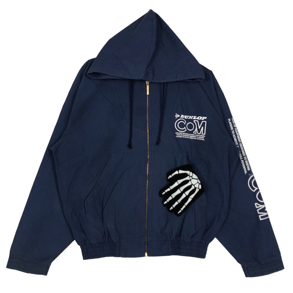 Japanese Brand 🔥90’s Work Racing Jacket Dunlop Big Logo | Grailed