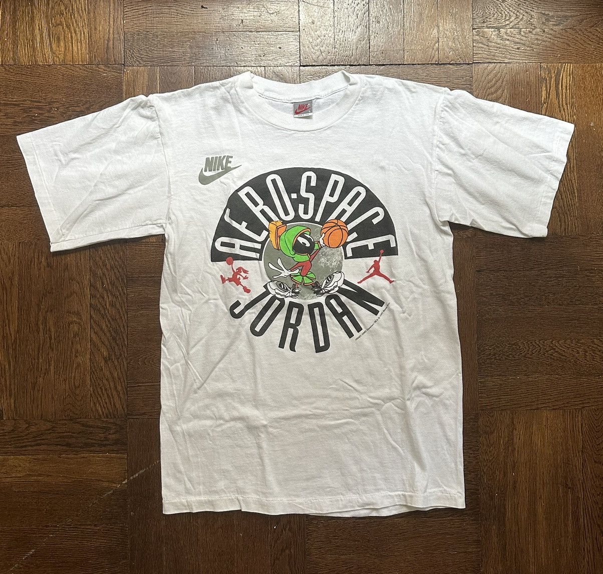 Nike × Vintage Vintage Nike Space Jam T Shirt 1993 Marvin Aerospace ...
