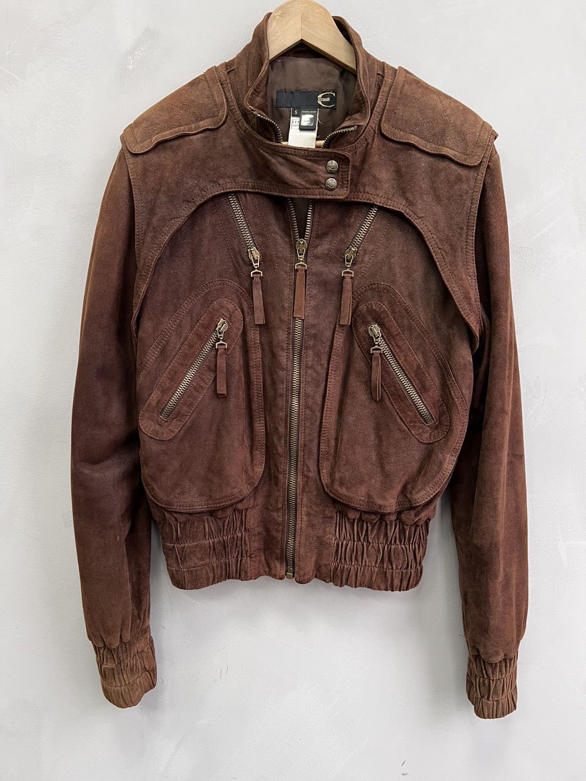 Archival Clothing × Avant Garde × Roberto Cavalli Rare🎶🎶ROBERTO CAVALLI SUEDE MOTO BONDAGE ...