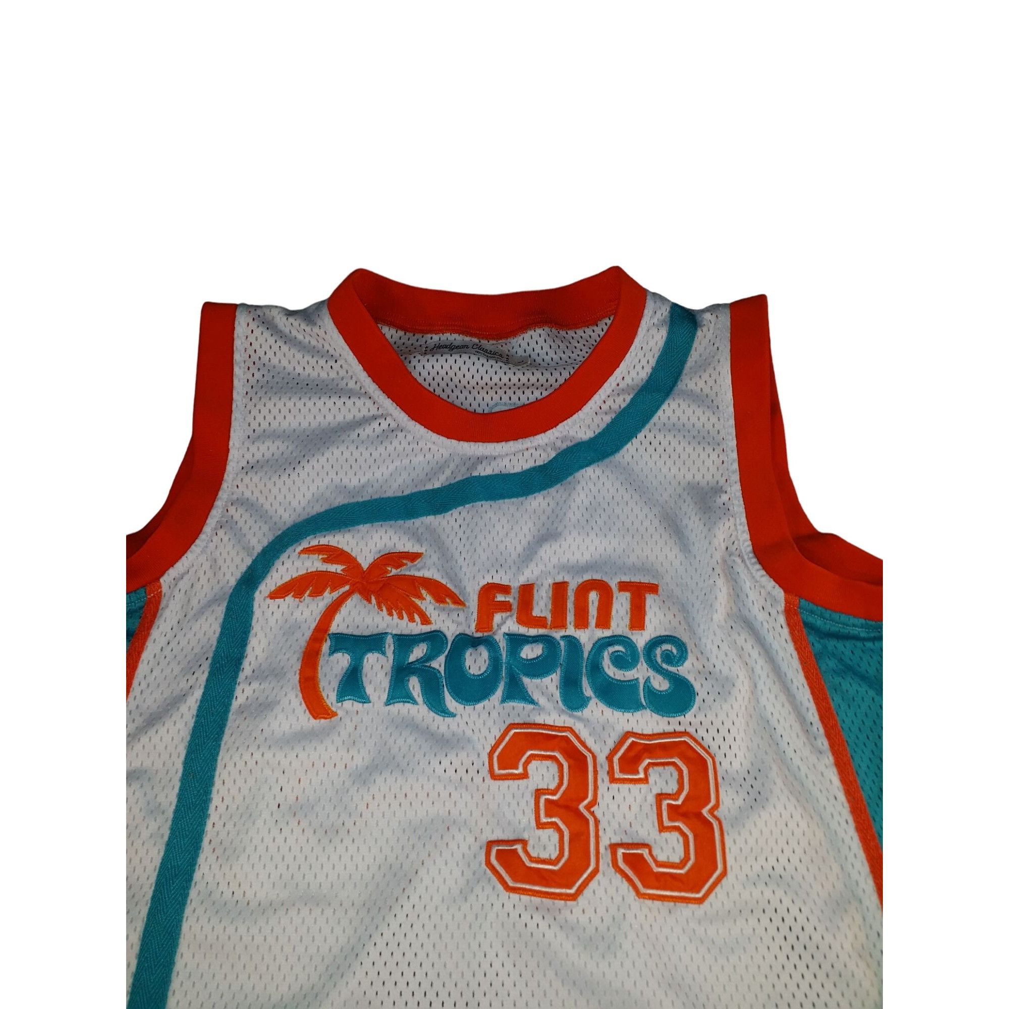 Vintage Jackie Moon Flint Tropics Basketball Jersey Men Sz L 33 Head ...