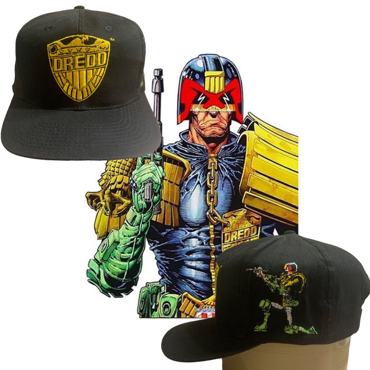 Vintage Judge Dredd 1995 Comic Snapback Hat Vintage | Grailed