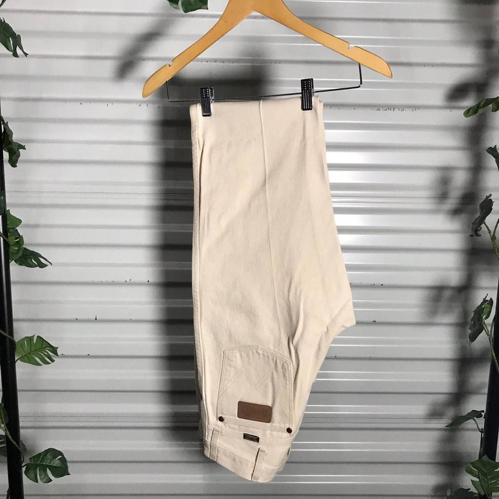 Wrangler 90's Wrangler Washed Tan Denim Jeans | Grailed