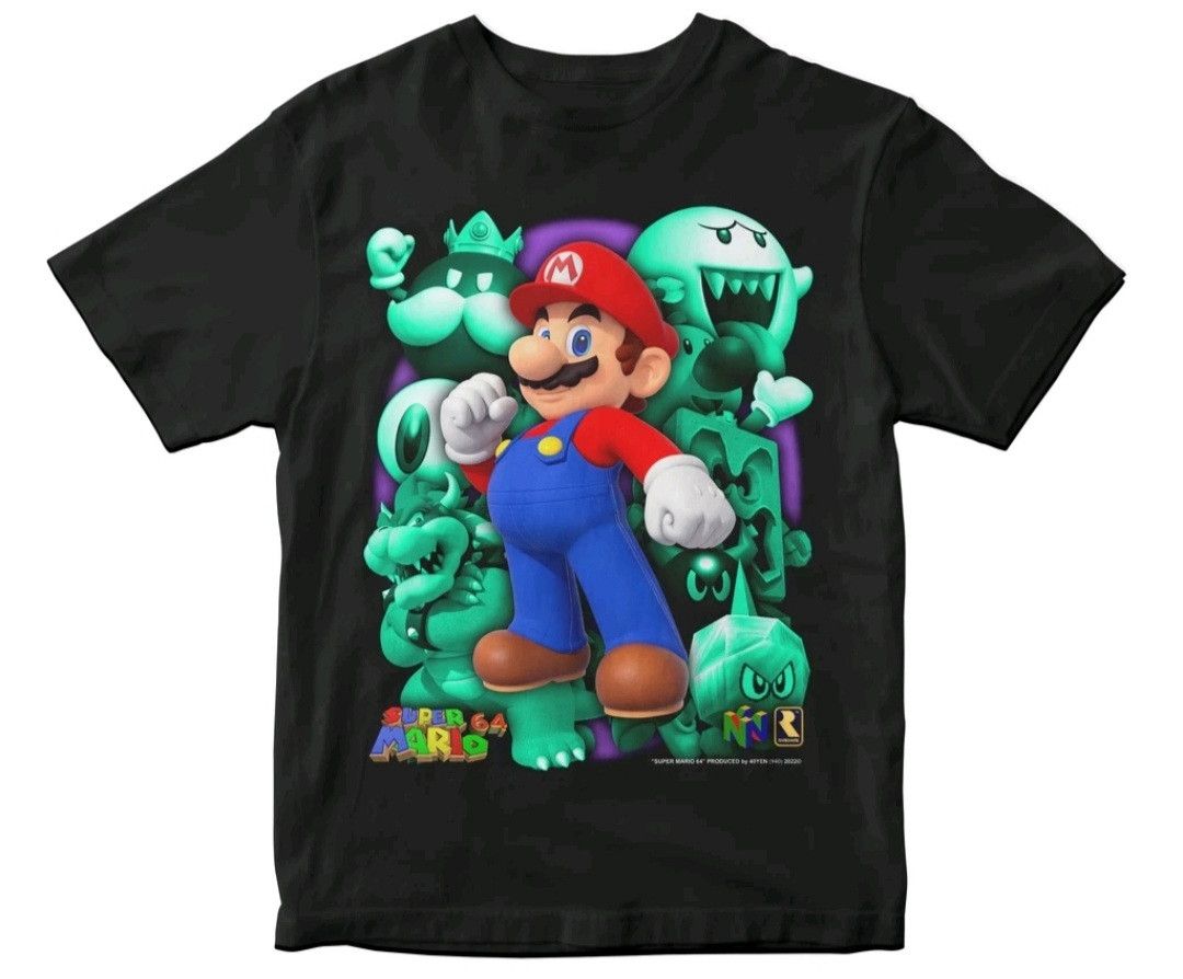 The Game RARE Vintage Game Super Mario Bootleg Tees | Grailed