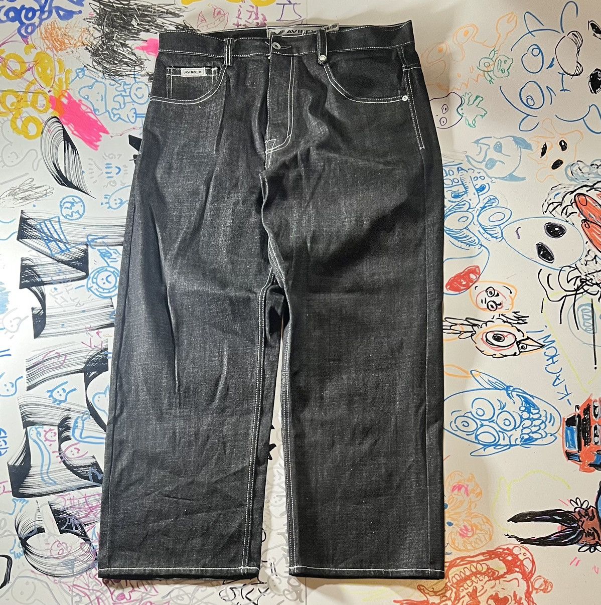 Avirex Avirex King Embroidered Pocket Denim Jeans | Grailed