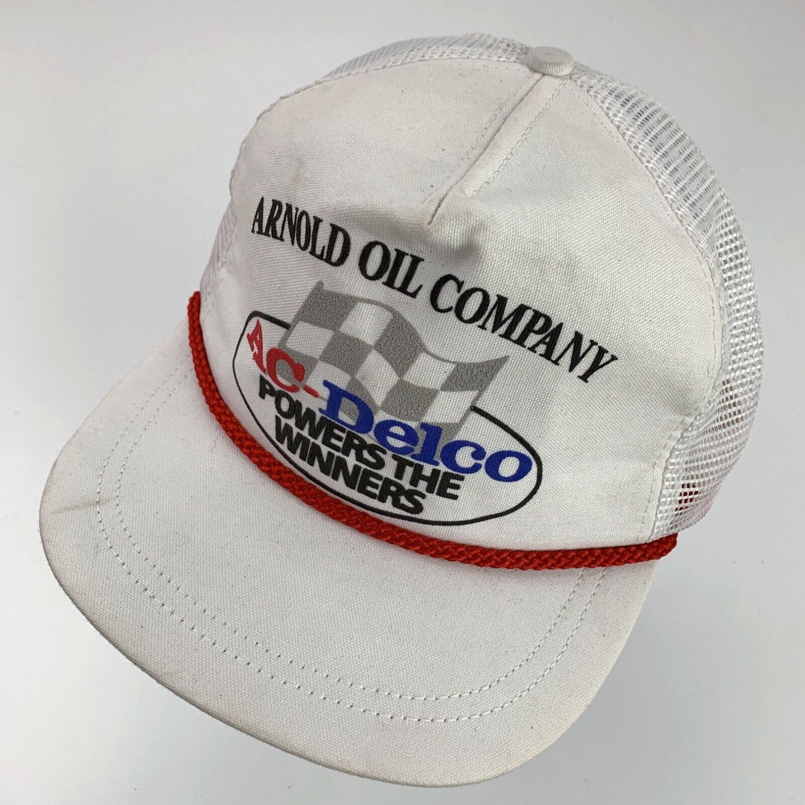 Vintage Arnold Oil Company AC-Delco Vintage Trucker Ball Cap Hat ...