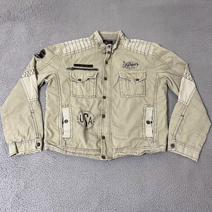 Affliction Affliction Jacket Mens Extra Large Brown Fast and Furious ...