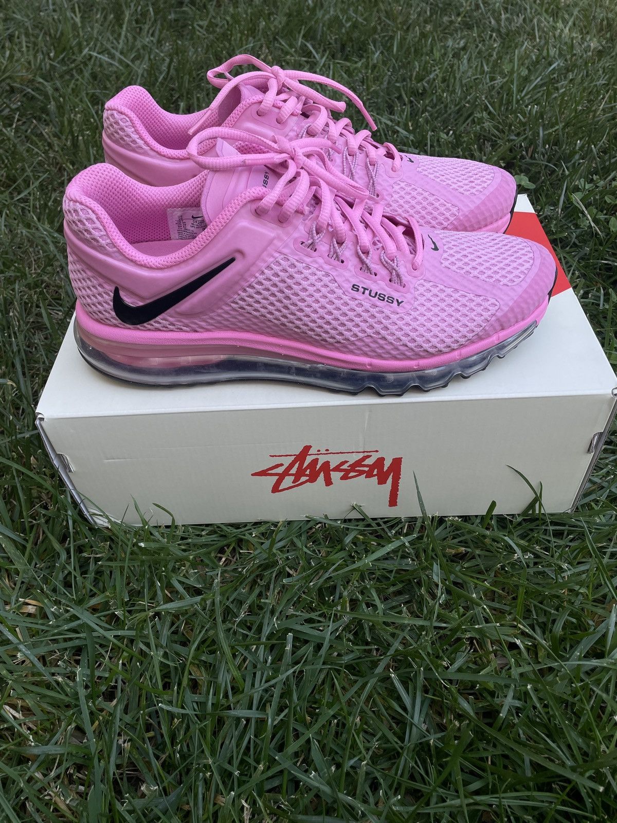 Nike Rare Pink Stussy x Nike Air Max 2013 | Grailed