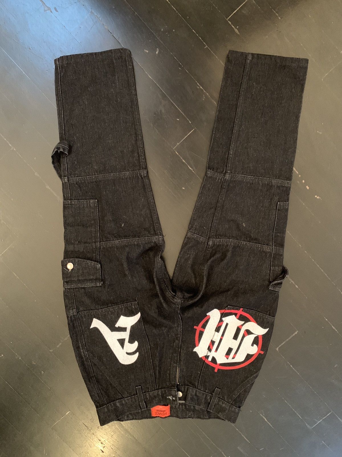Absent × Menace Menace x absent cargo pants | Grailed