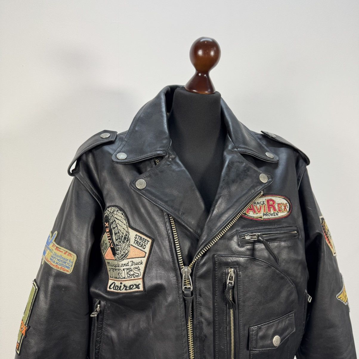 Avirex AVIREX vintage leather jacket motorcycle | Grailed