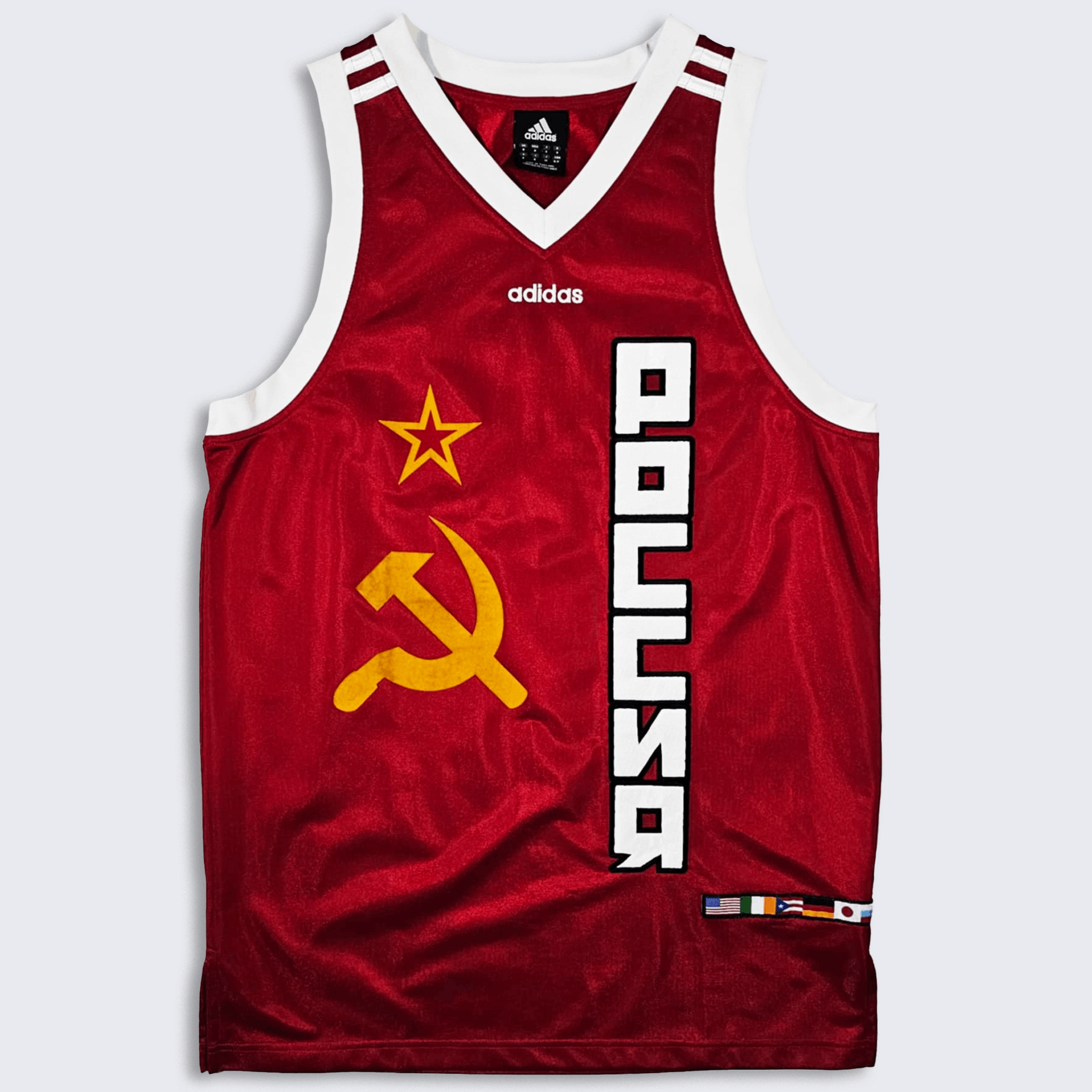 Adidas × Jersey × Vintage USSR Vintage CCCP Communist Russia Adidas ...