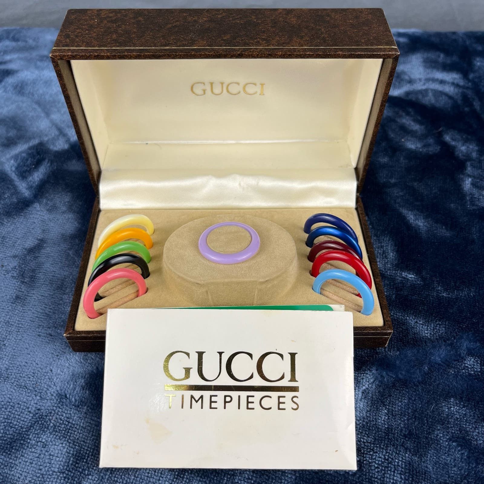 Gucci Gucci Bezel Box Official 1980's Certificate Authenticity | Grailed