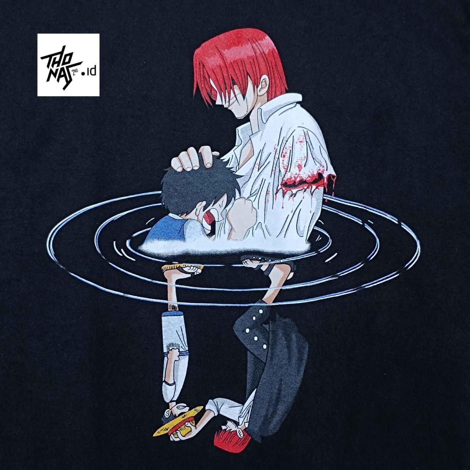 Vintage Rare Luffy & Shanks One Piece Anime Manga Limited Fans Made ...