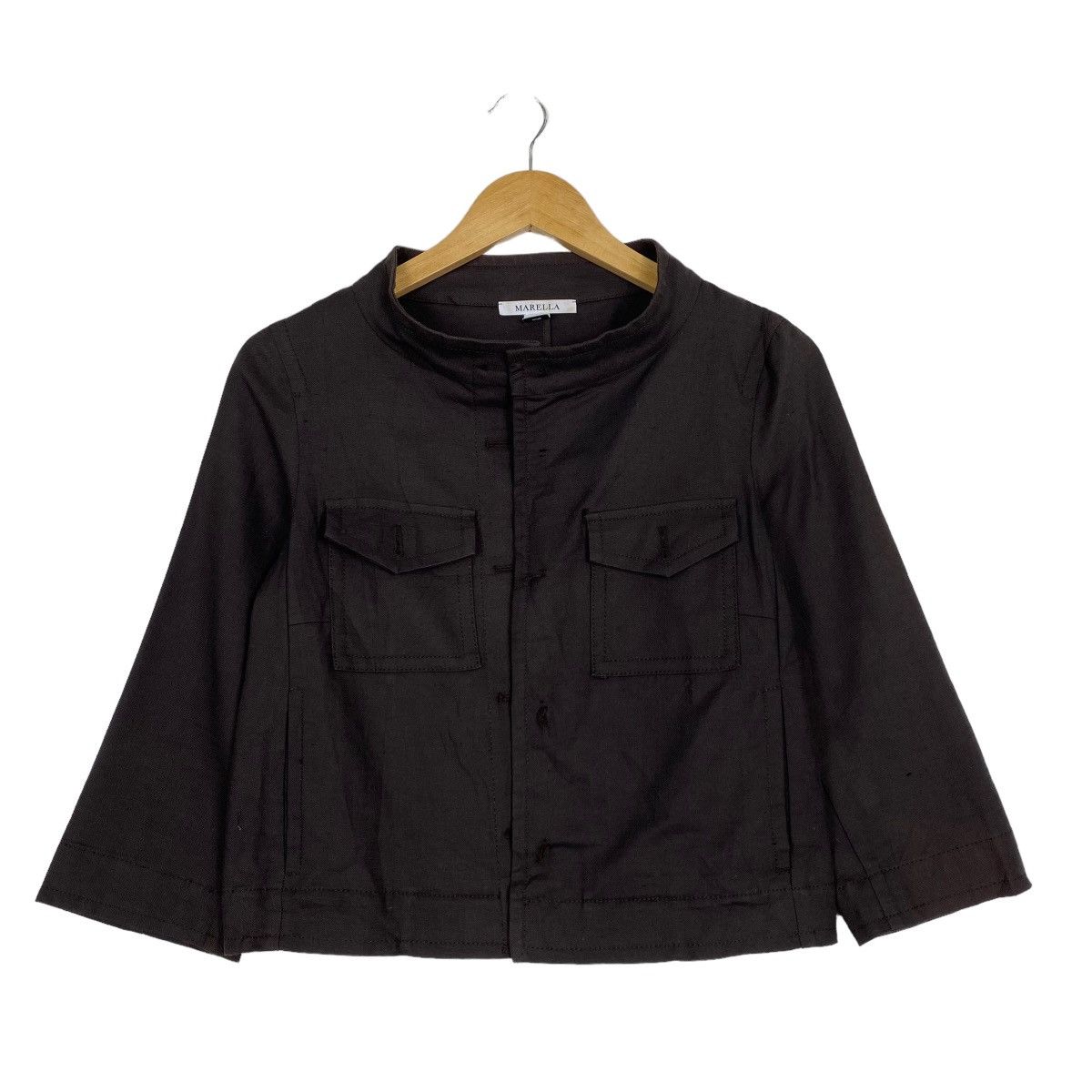 Italian Designers × Luxury × Marella Marella Cropped Jacket Inspired ...