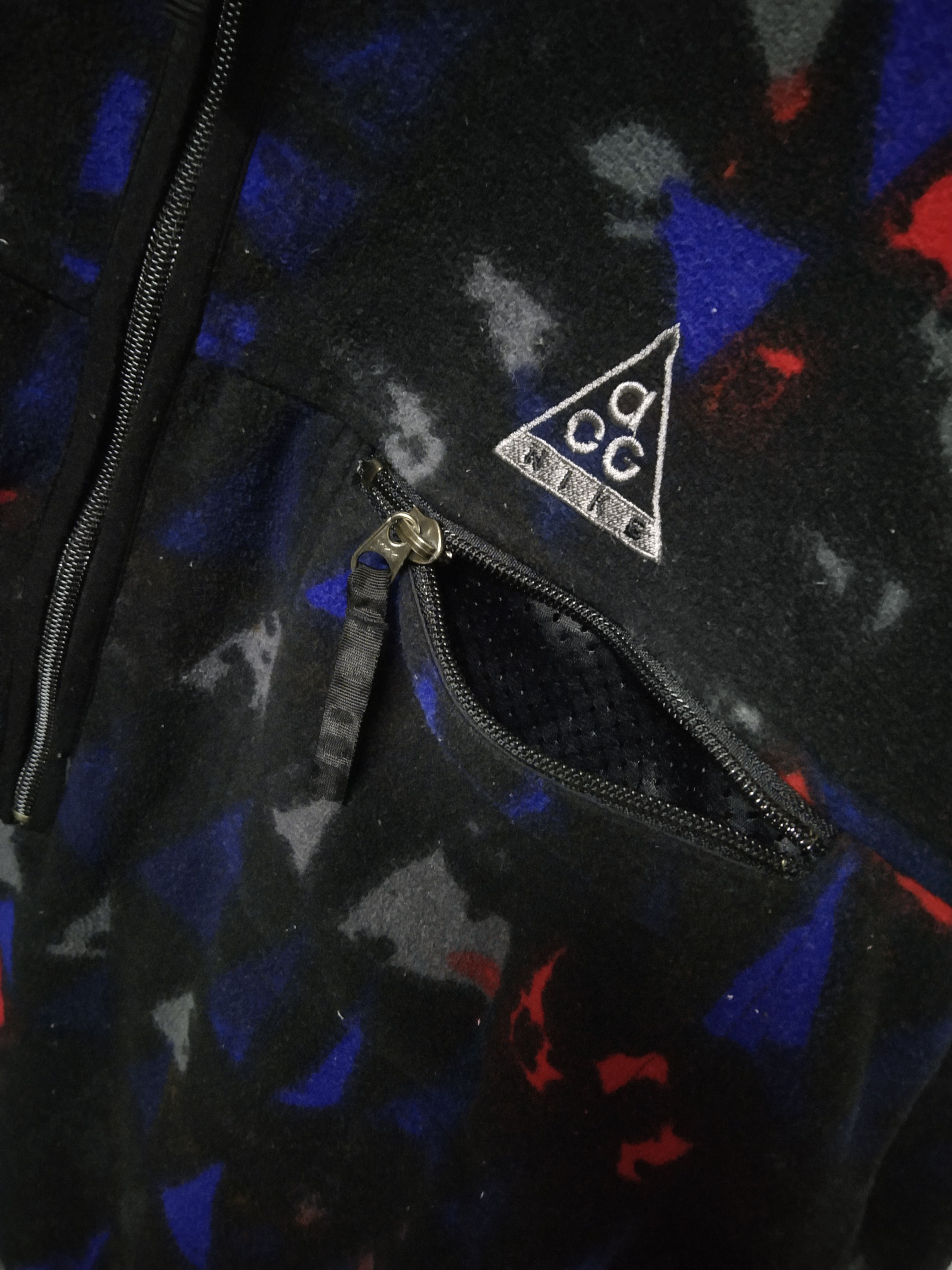 Nike ACG × Streetwear × Vintage Nike ACG Embroidery Logo Fleece Half ...