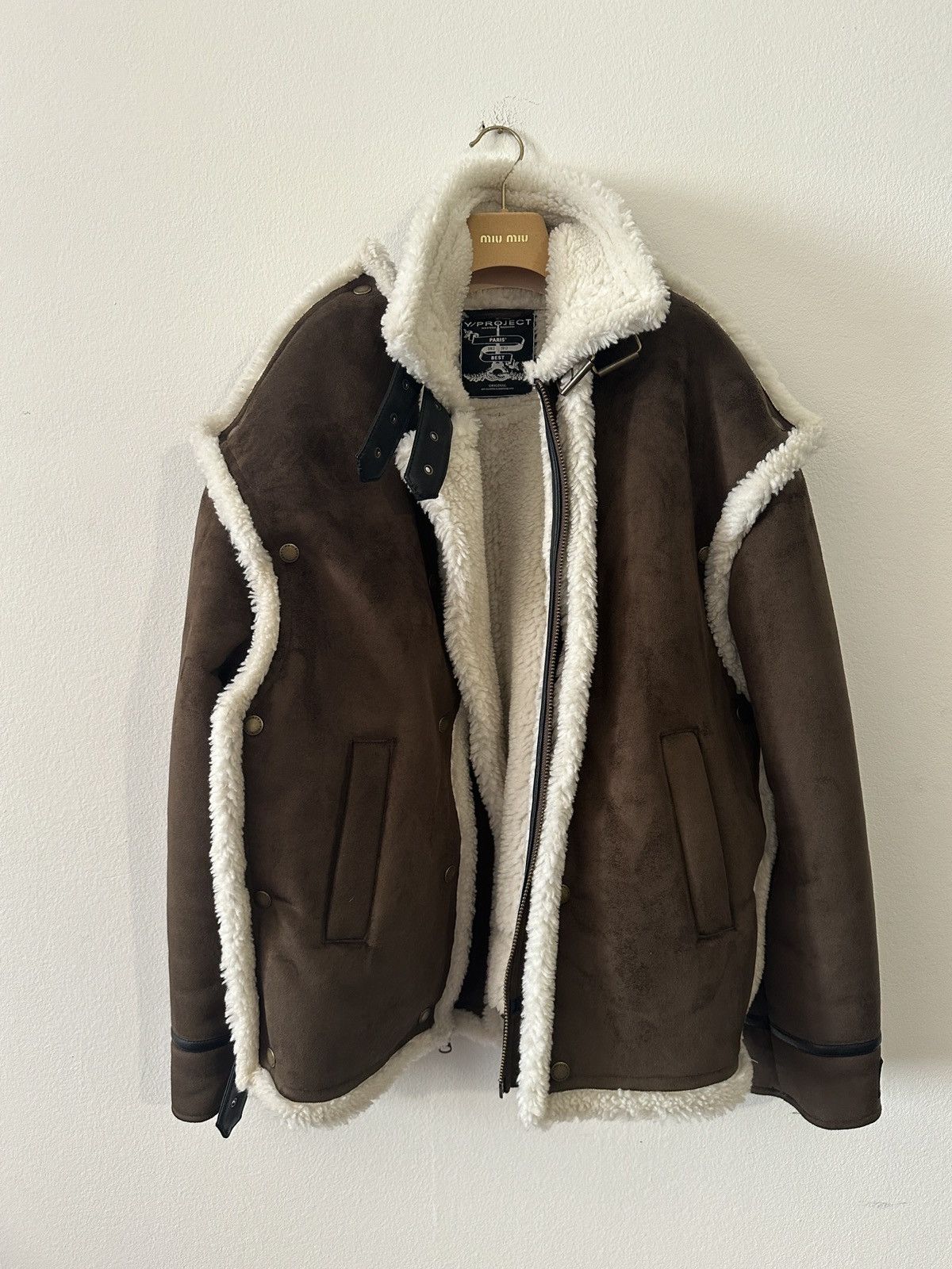 Y/Project Y/project faux fur velvet jacket | Grailed