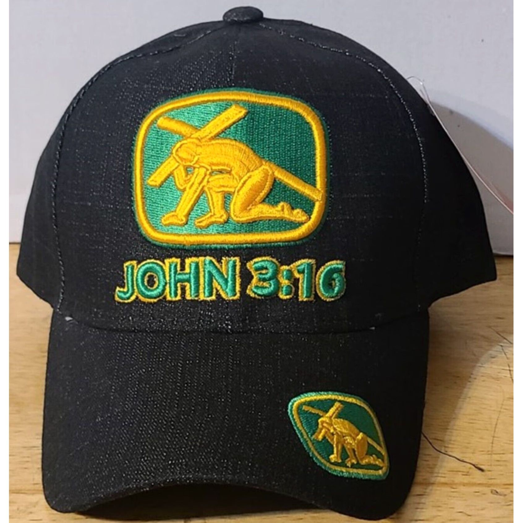 Vintage GOD'S WORD JESUS RELIGIOUS BASEBALL CAP WITH CLASSIC BLACK ...