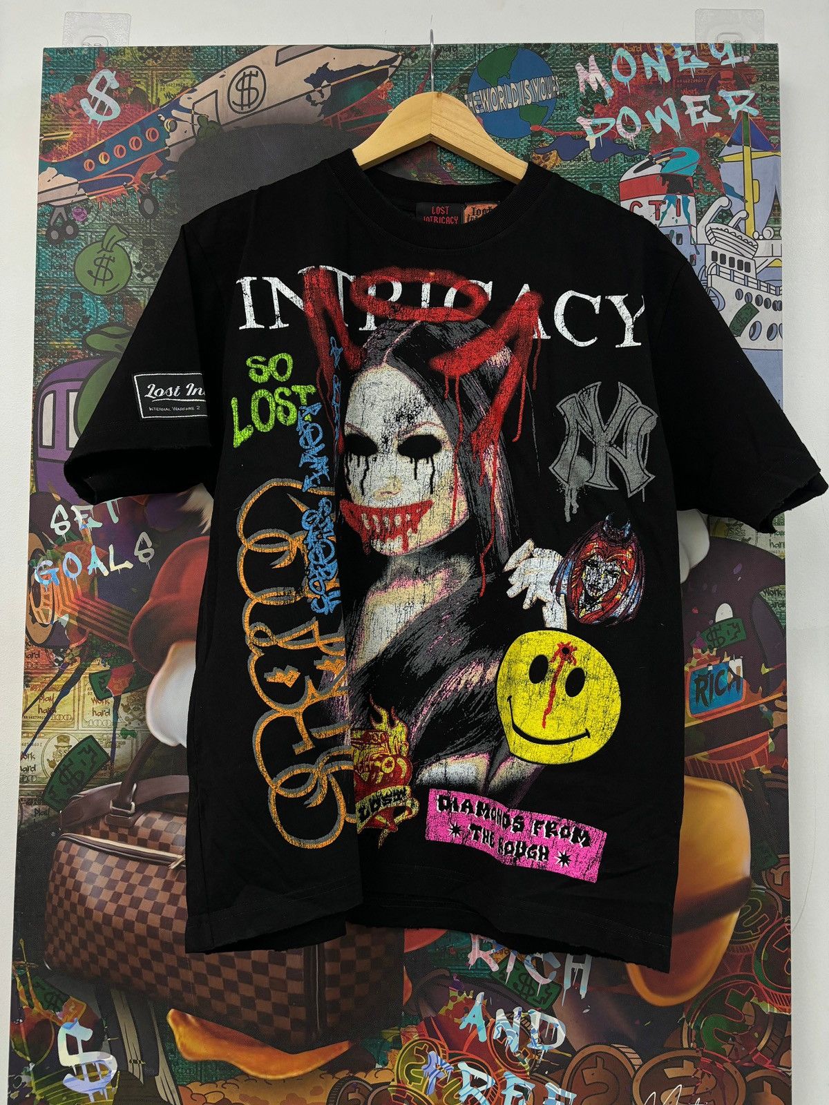 LOST INTRICACY Lost intricacy tee blaxk front paper magazine | Grailed