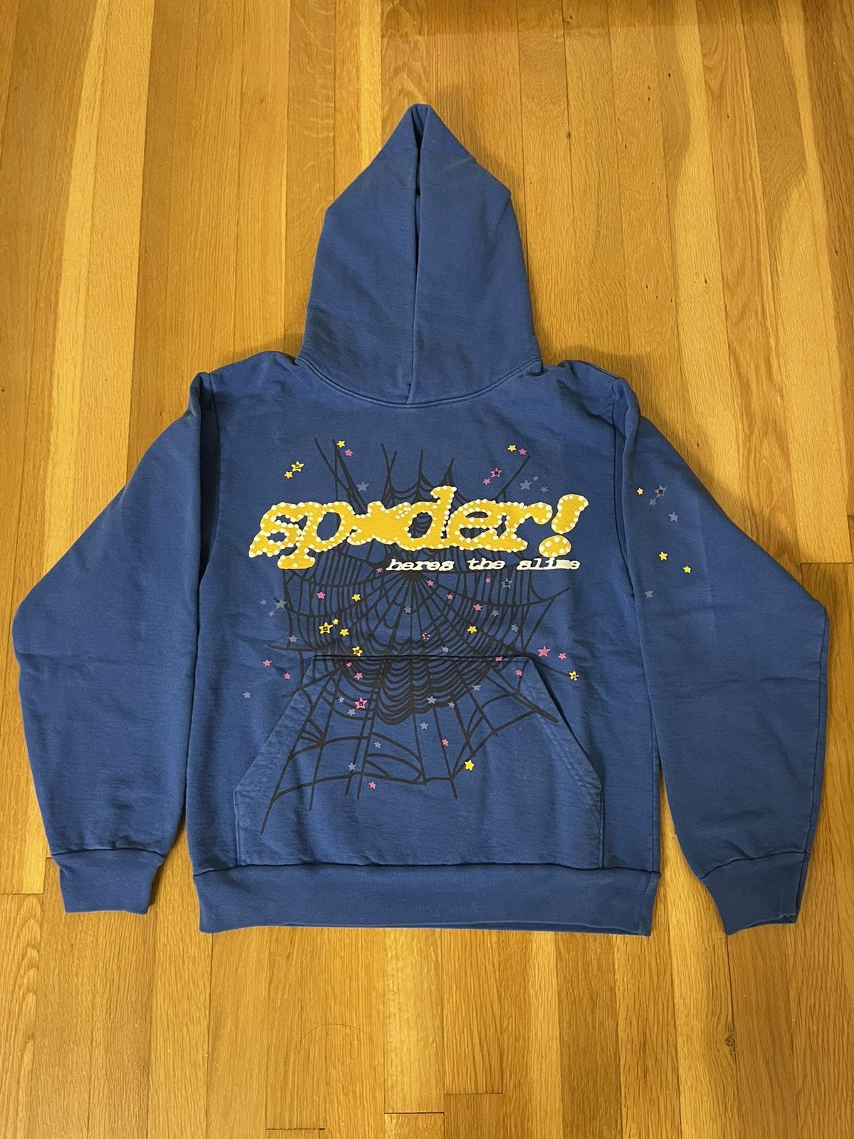 Spider Worldwide × Young Thug Sp5der TC Hoodie Blue SS23 Size Small ...