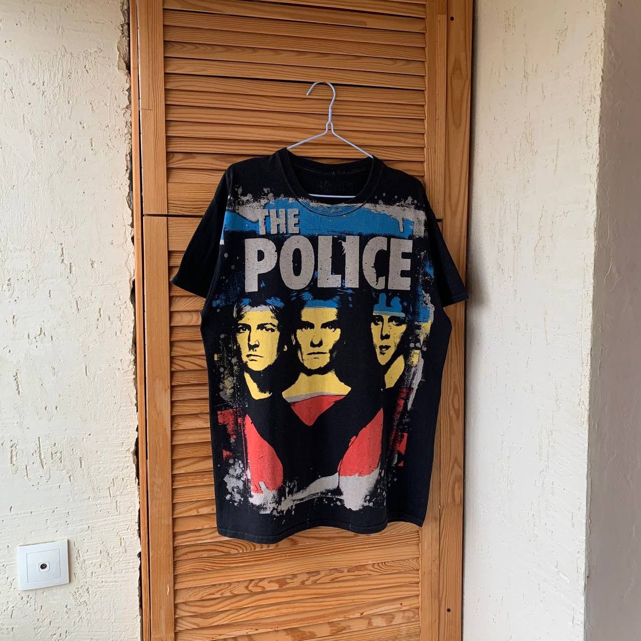 Vintage Rare! Vintage The Police Sting Band Allover Print Tee Logo ...