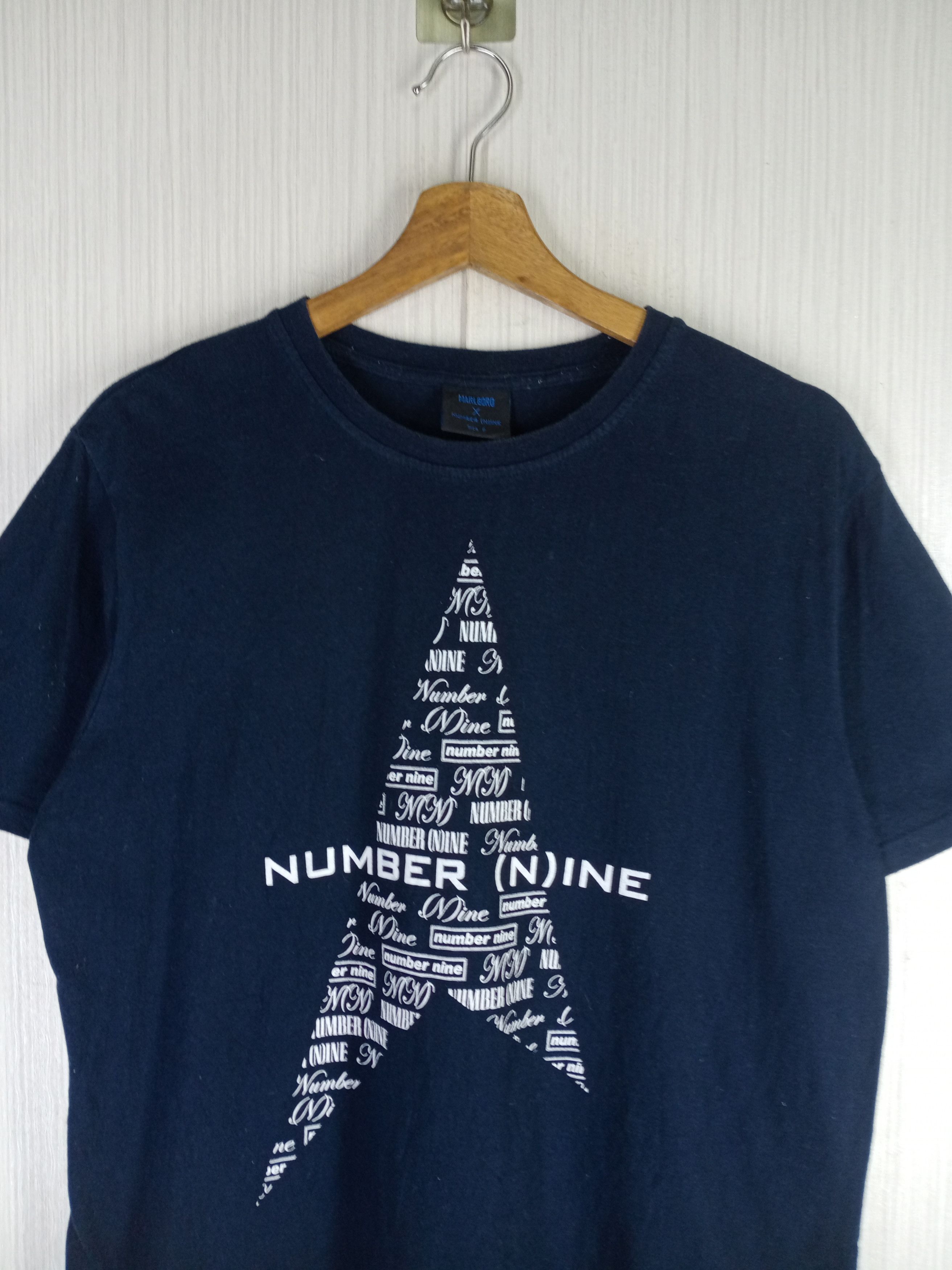 Number (N)ine Rare Number Nine X Marlboro Tshirt | Grailed