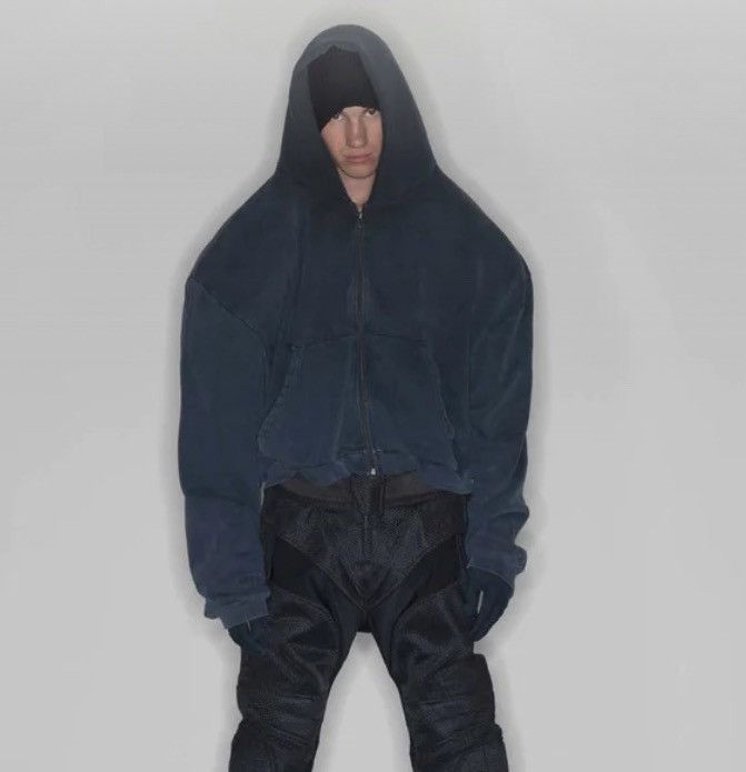 Greg Ross Greg Ross Shoulder Pad Hoodie (Black) | Grailed
