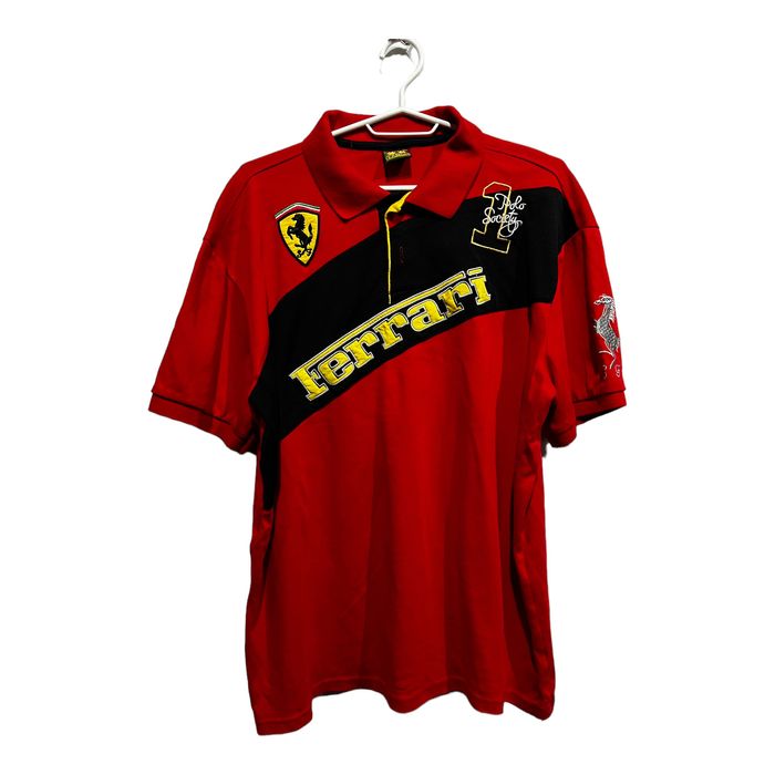 Vintage Vintage Ferrari F1 Racing Polo Shirt | Grailed