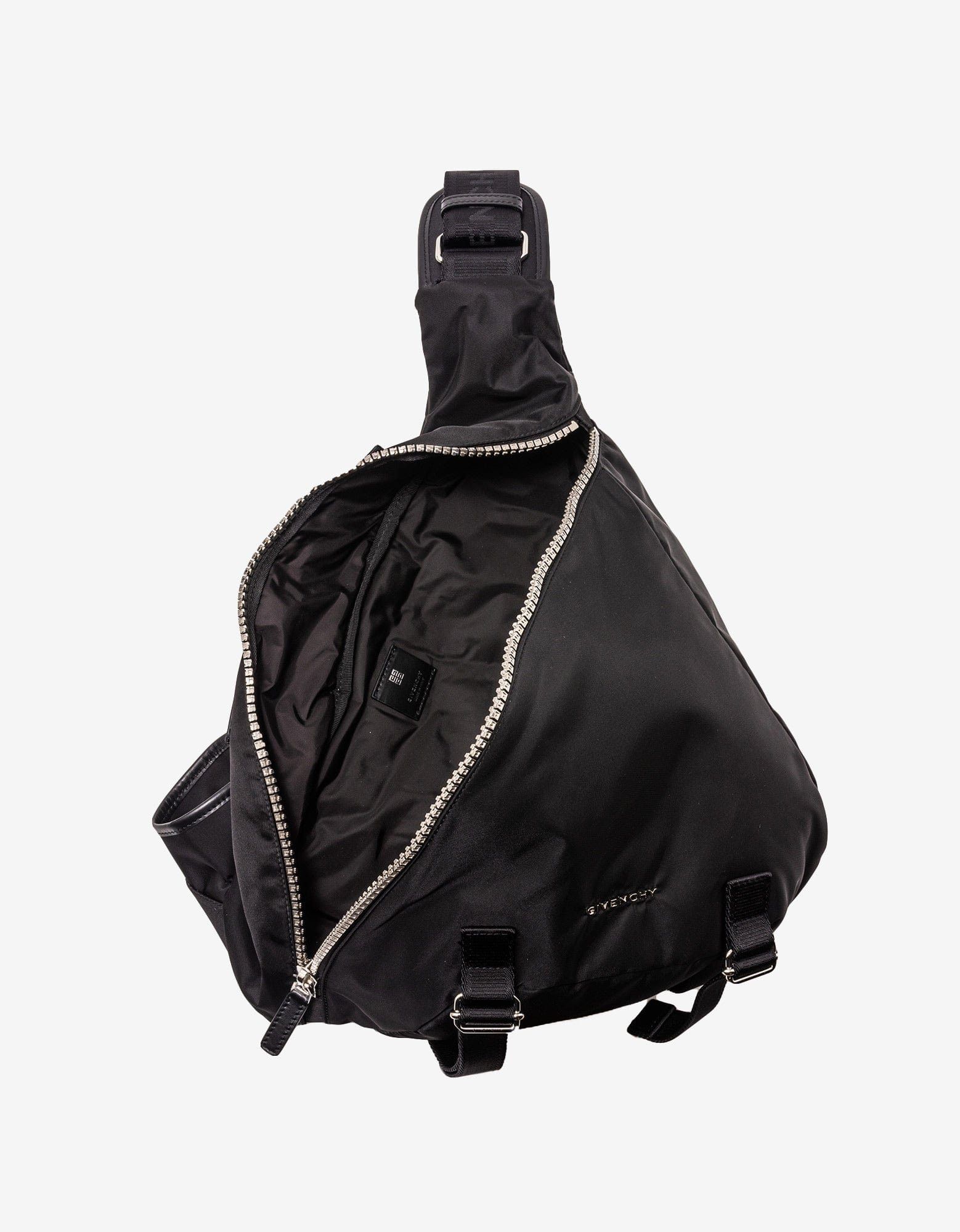 Givenchy Black Medium G-Zip Triangle Bag | Grailed