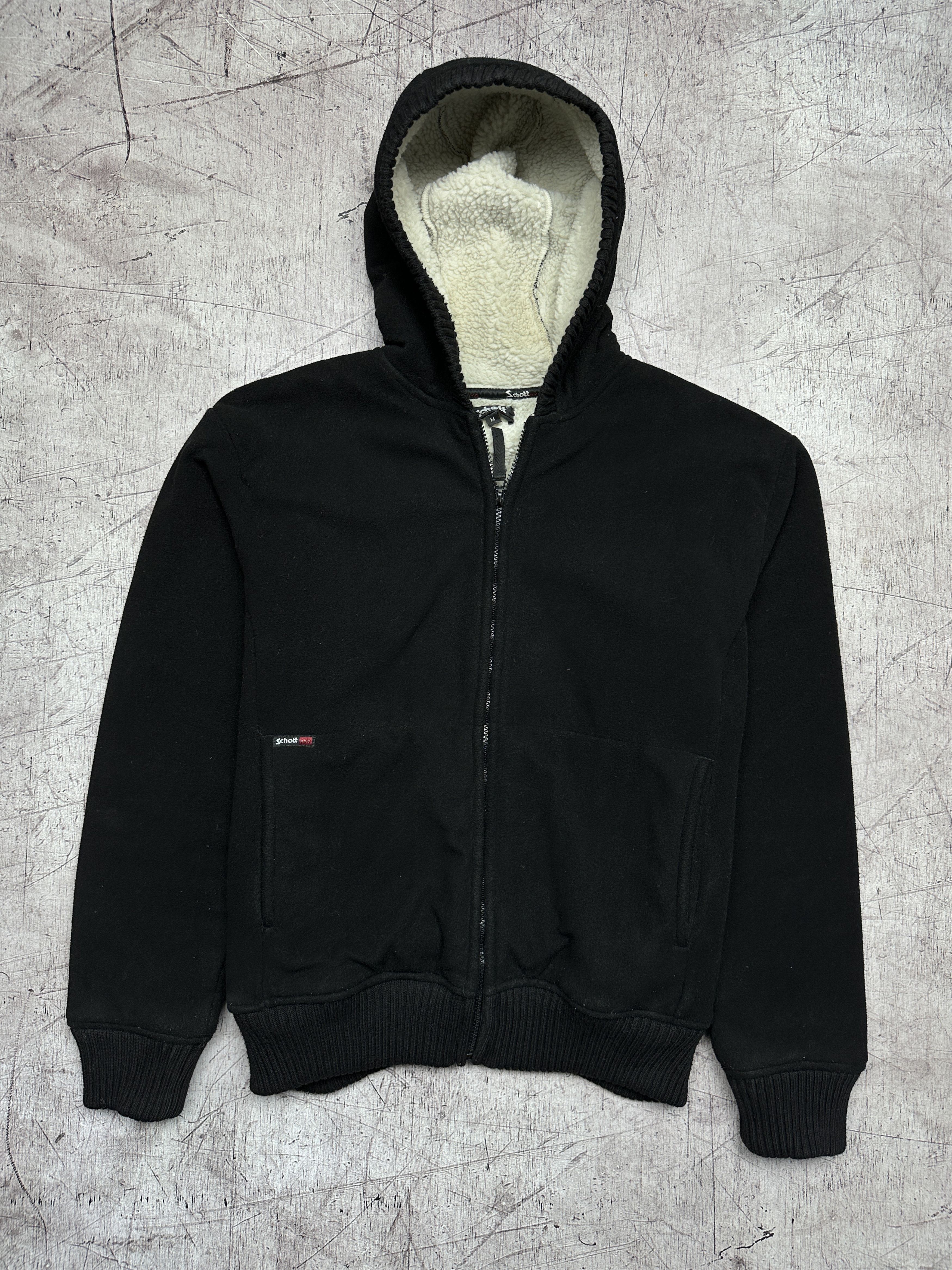 Schott × Vintage Schott NYC Vintage Mens Sherpa Fleece Jacket | Grailed