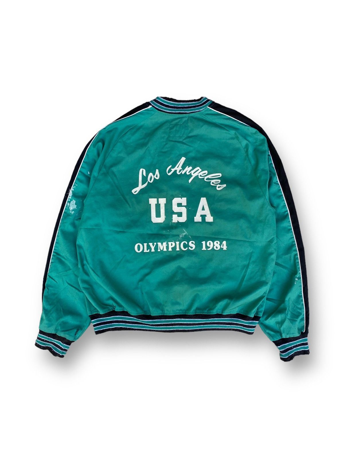 Made In Usa × Varsity Jacket × Vintage Vintage Los Angeles USA Olympics ...