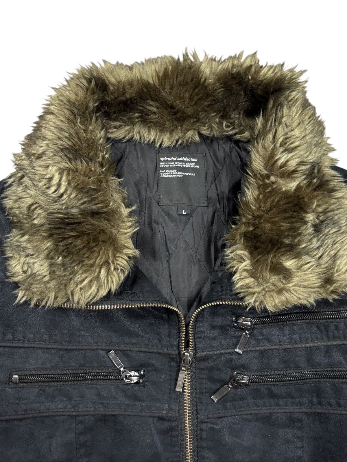 KMRii 2000s Splendid - Trim Fur Vkei Style Jacket | Grailed