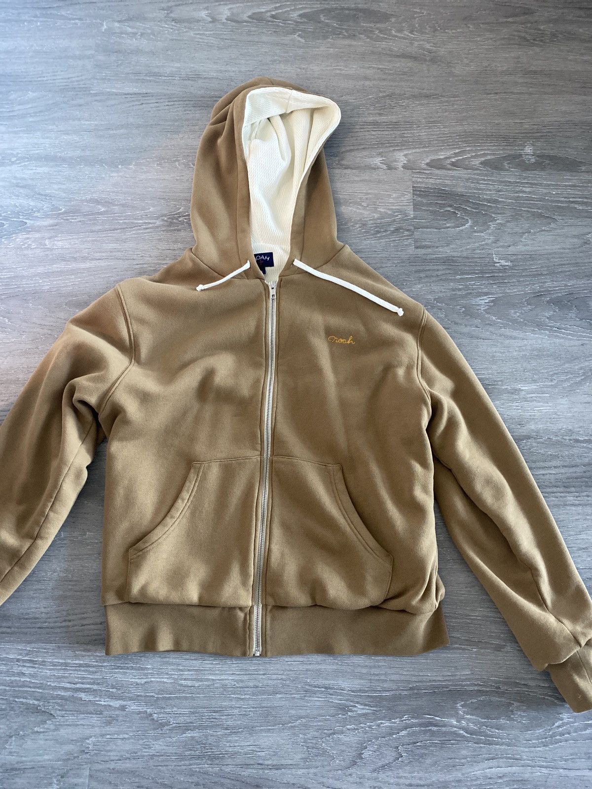 Noah Noah Thermal Lined Zip Up Hoodie | Grailed