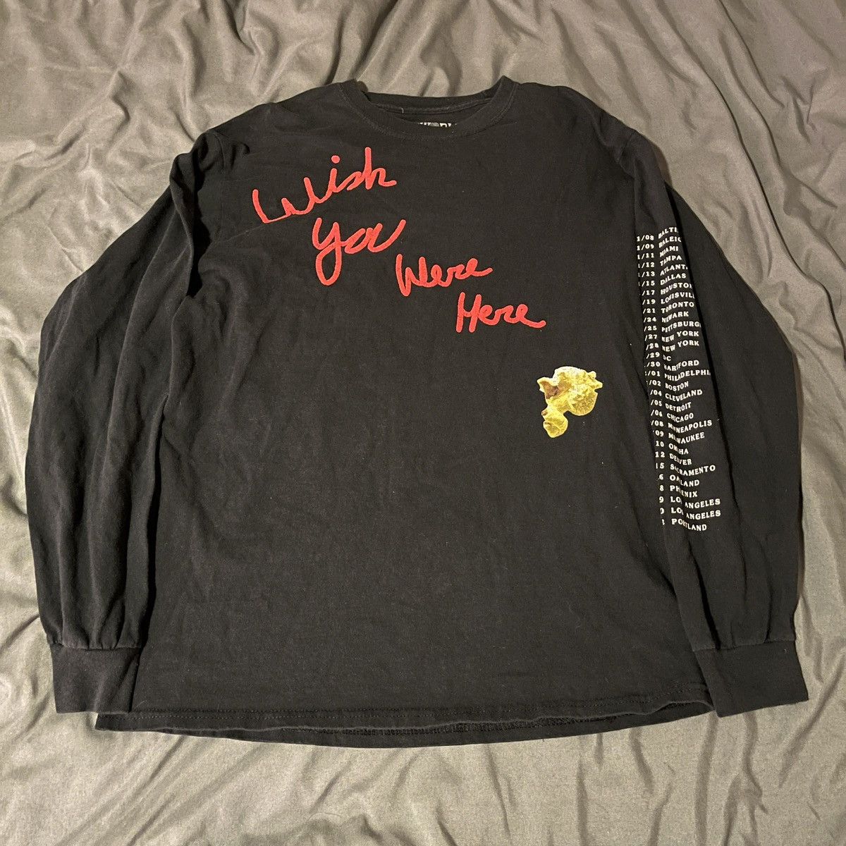 Travis Scott Travis Scott Astroworld Tour Merch Popcorn Long-Sleeve ...