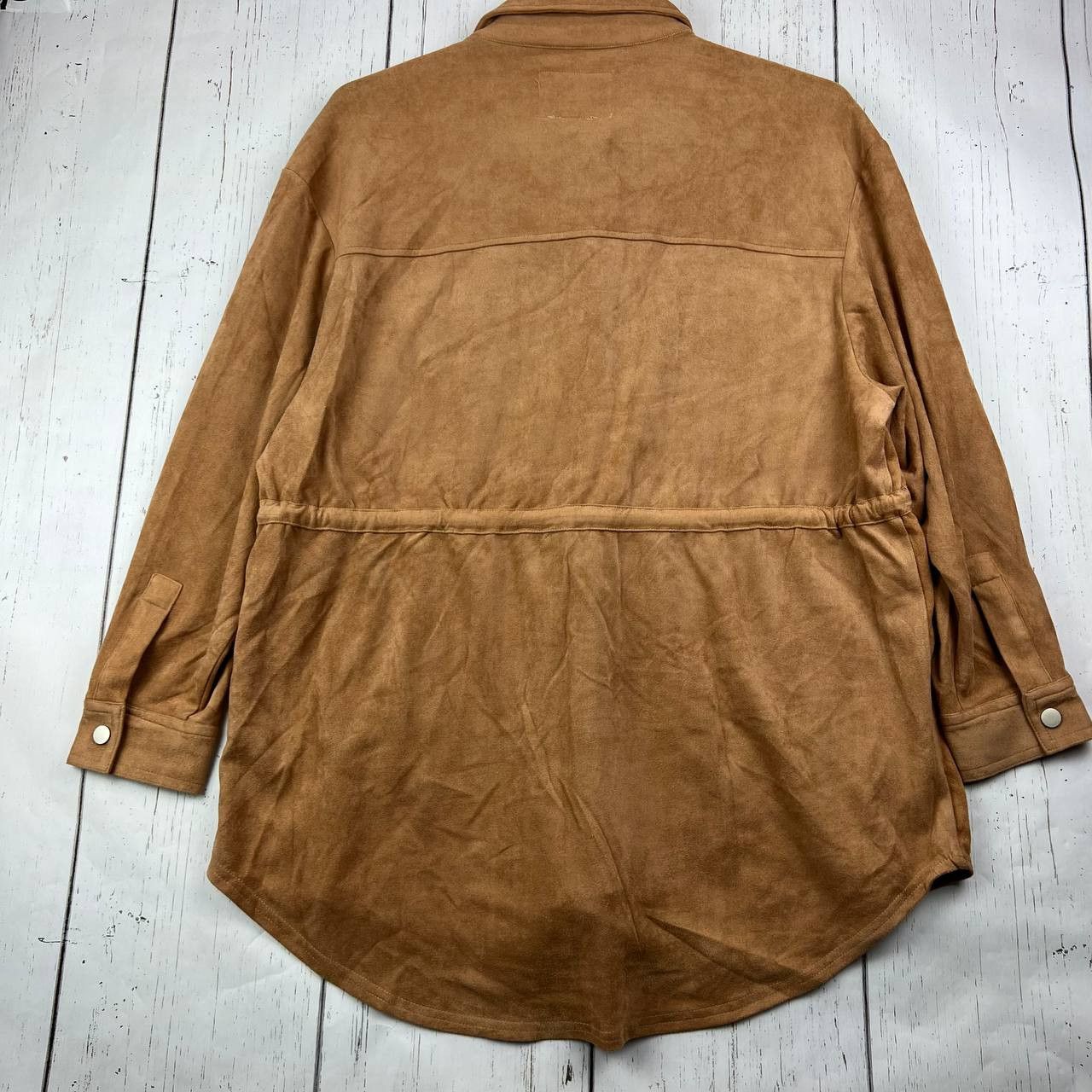 Blank Nyc Blank NYC Large Think Pretty Shacket In Rusty Rivets Shirts ...